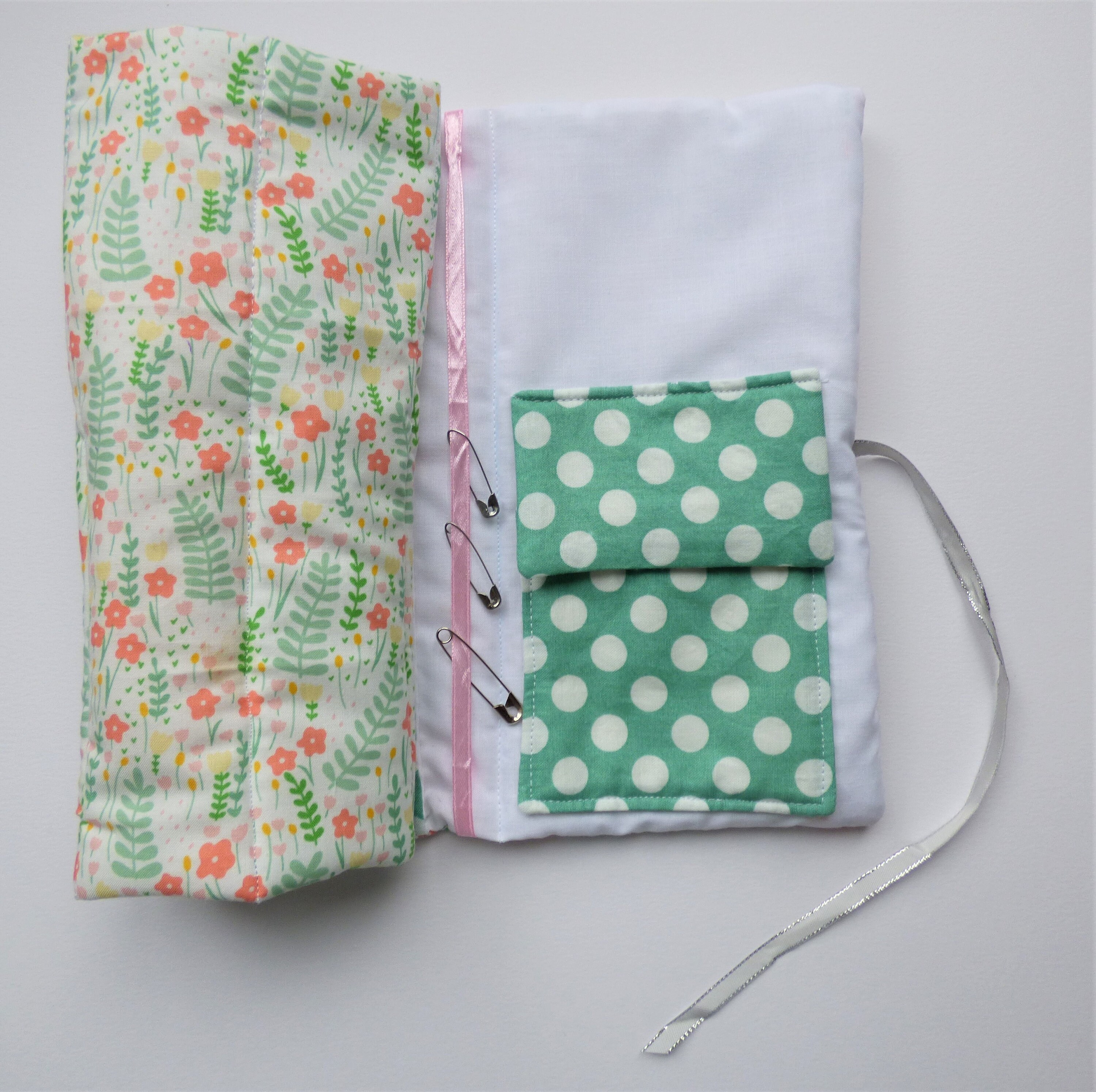 Sewing Accessory Roll With Matching Pincushion and Needle Book - Etsy