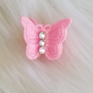 Mini Butterfly Clips, 90's Baby Butterfly Hair Clips Set of 8, Bling ...