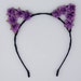 Flower Cat Ears Headband Rose Cat Ears Pink Flower Cat Ears - Etsy