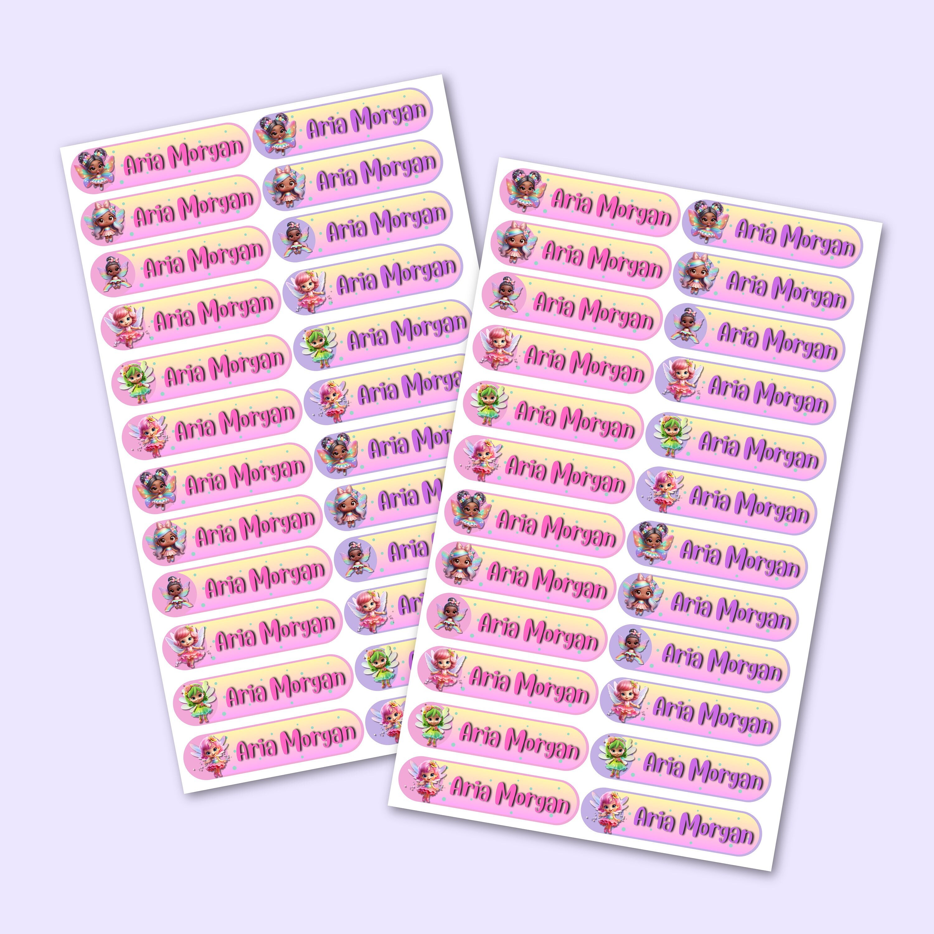 Personalised Name Labels, for Kindy, School, Daycare, Nursery - Etsy