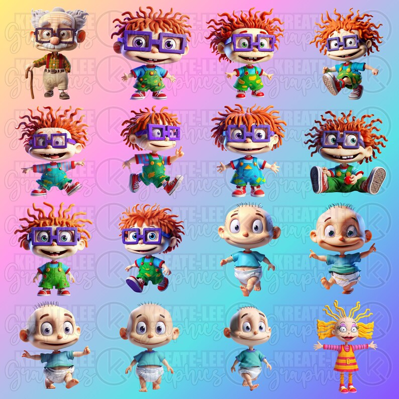 Rugrats Clipart Plus Scenes Transparent Background for Commercial Use ...