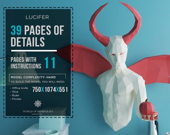 Devil lucifer | Etsy