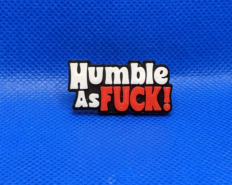 Humble as F**k Clog Charm Funny Gift - Etsy UK