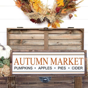 Autumn Market - Rustic, Farmhouse, Handmade and Hand Painted Autumn ...