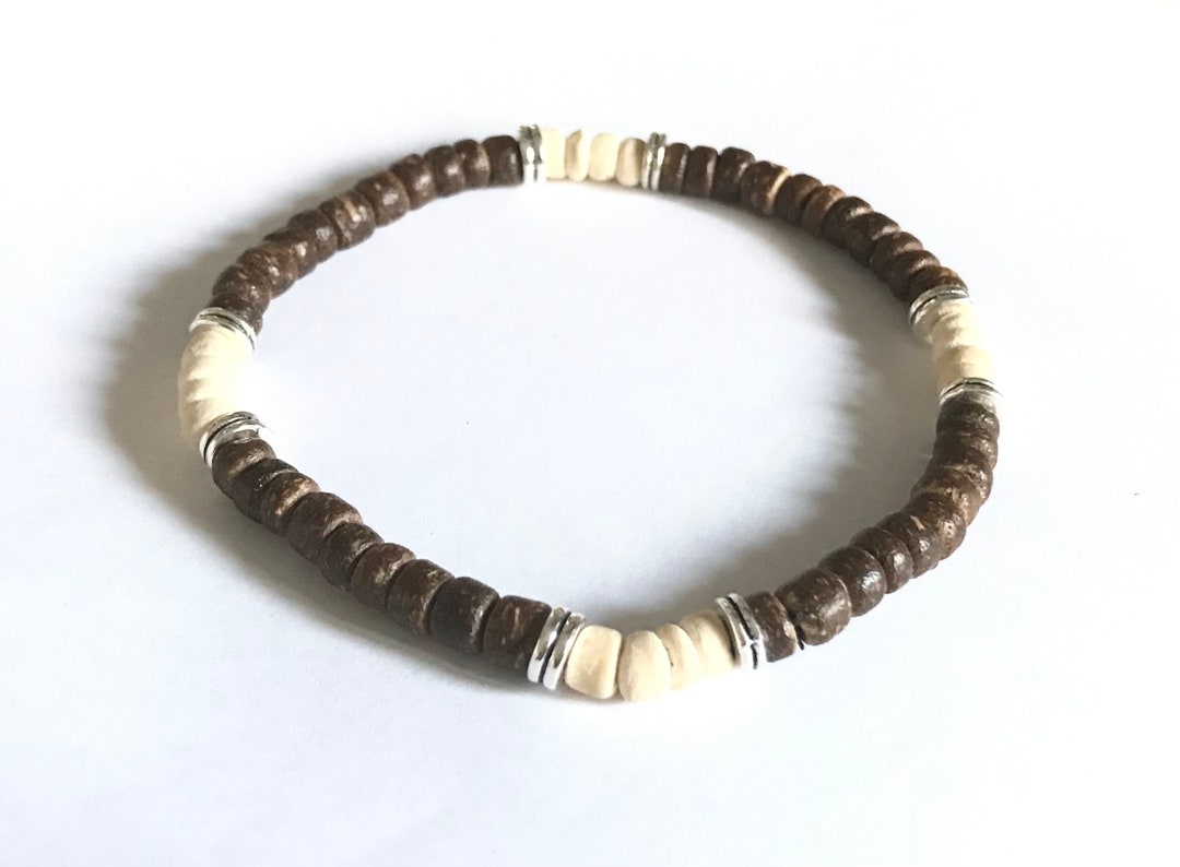 Mens Coconut Shell Bracelet Gift for Him - Etsy