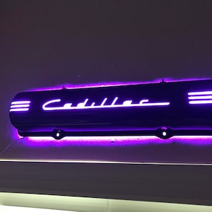 Cadillac V8 Script Valve Cover Light RGB LED With Remote - Etsy
