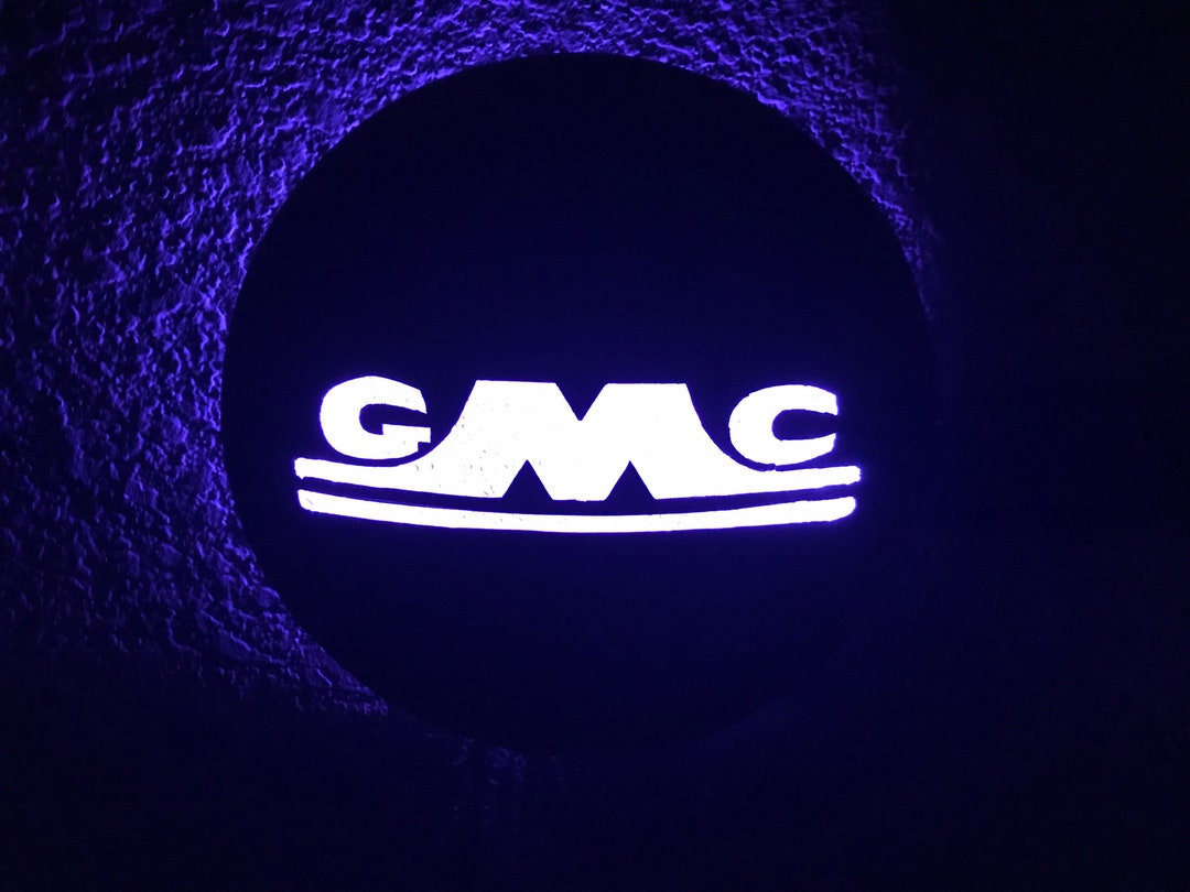 GMC Hubcap Light Nice Patina RGB LED With Remote 1951 Original - Etsy