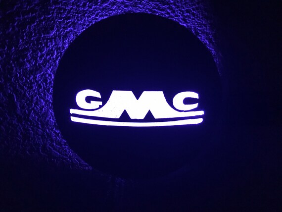 GMC Hubcap Light Nice Patina RGB LED With Remote 1951 Original - Etsy