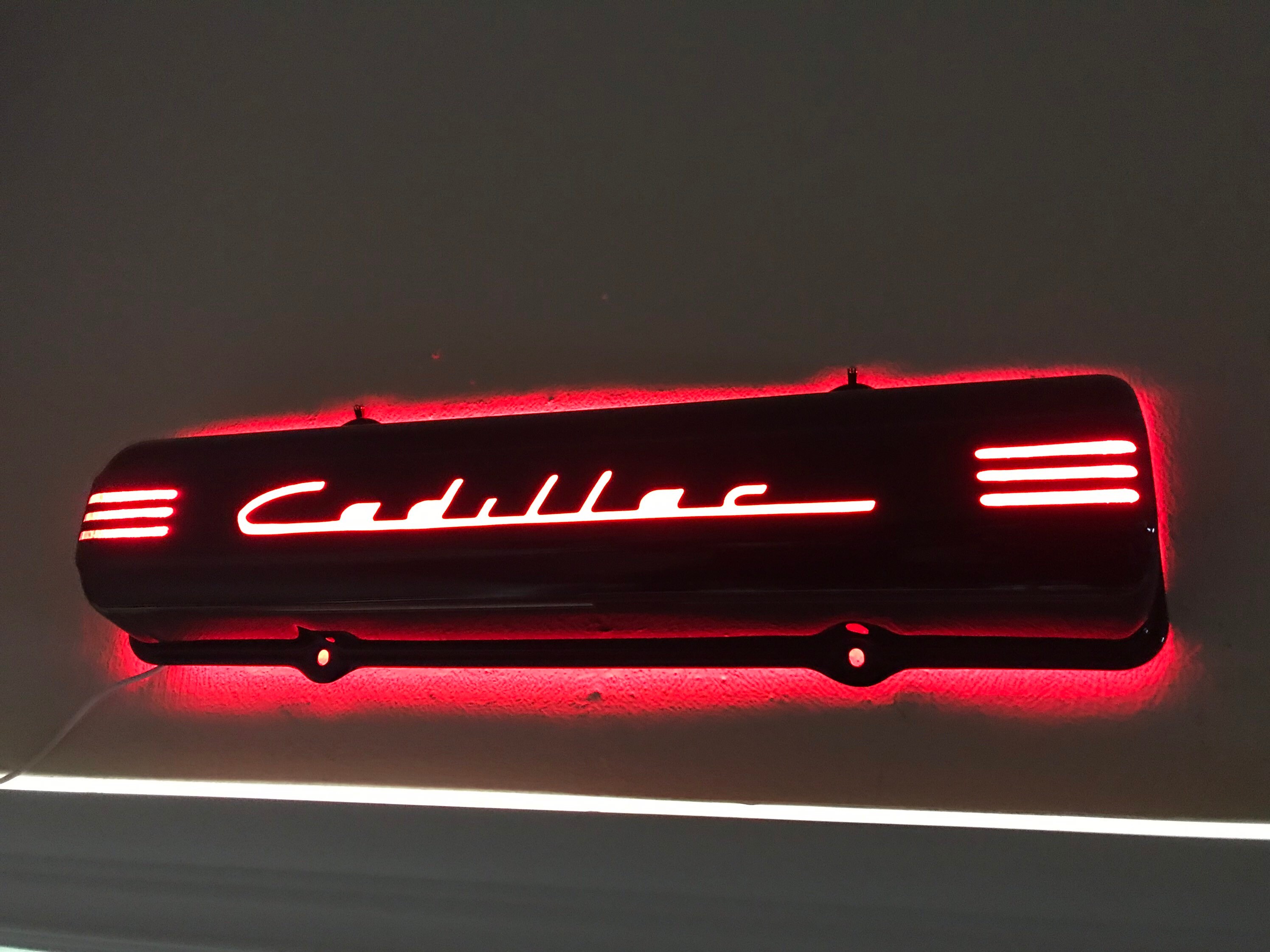 Cadillac V8 Script Valve Cover Light RGB LED With Remote - Etsy