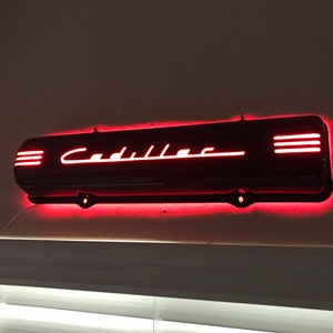 Cadillac V8 Script Valve Cover Light RGB LED With Remote - Etsy