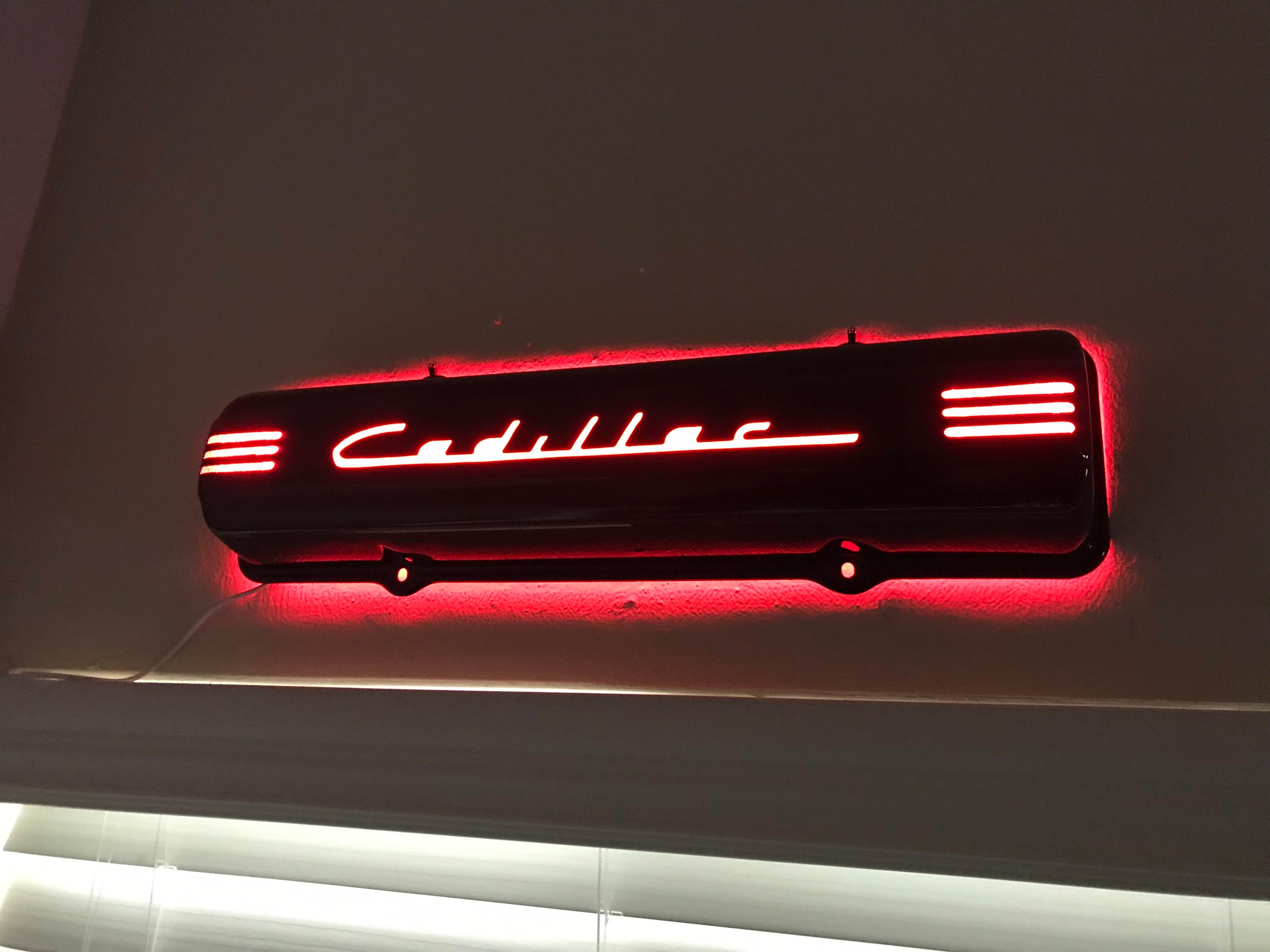 Cadillac V8 Script Valve Cover Light RGB LED With Remote - Etsy