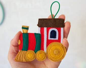Steam Locomotive Ornament - Etsy