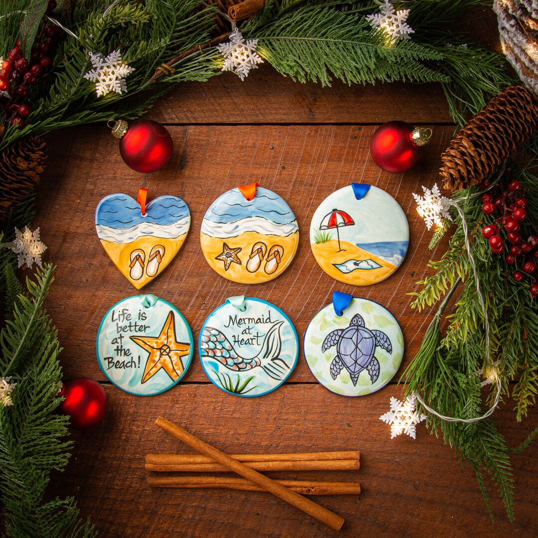 Beach Ornaments From the Nola Watkins Collection™ Personalized ...