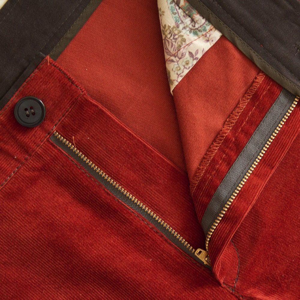 Red Hot Chili Mens Corduroy Pants Limited Edition Scarlet Corduroy ...