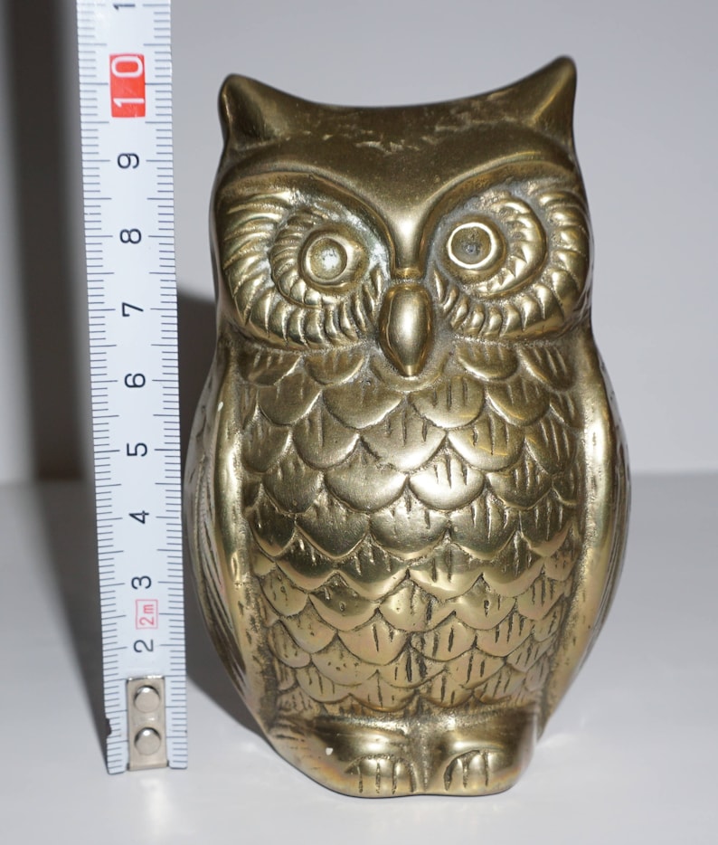 Búho antiguo Vintage búho estatua búho ornamento búho peso - Etsy España