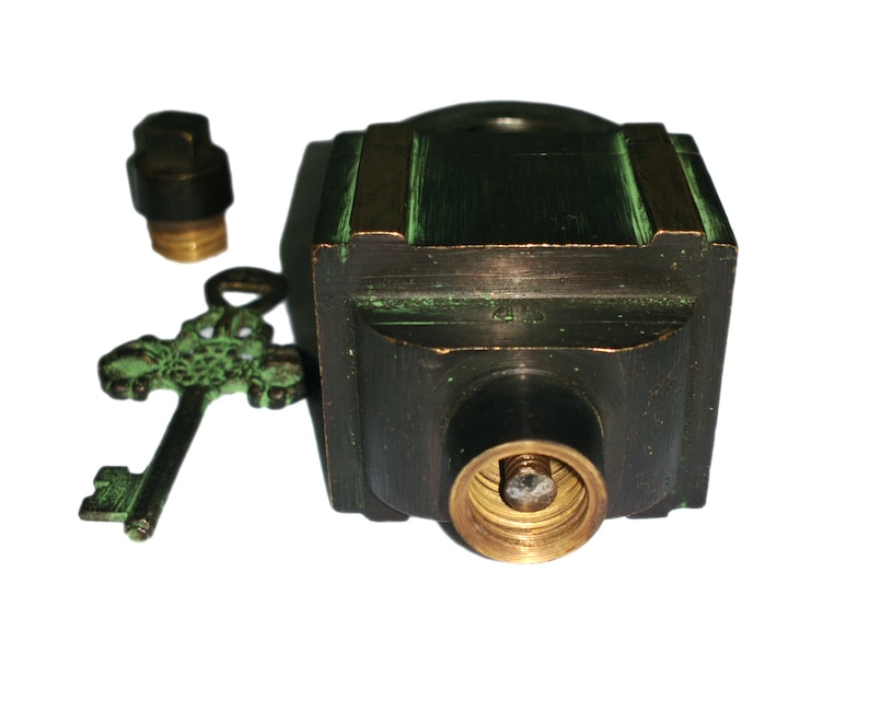 Unusual Brass Made TRICKY PUZZLE Padlock With 6 Keys (with Antique ...