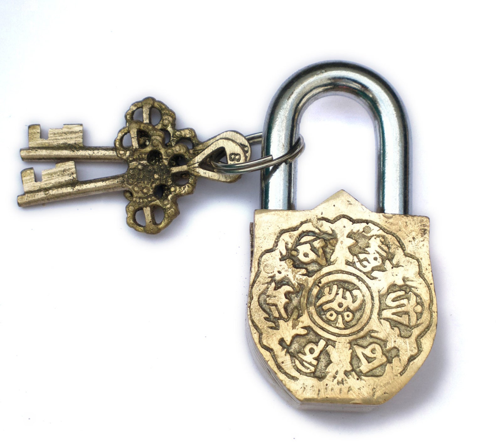 Unusual Vintage Style Padlock Flying Eagle Padlock With Om Home Decor ...