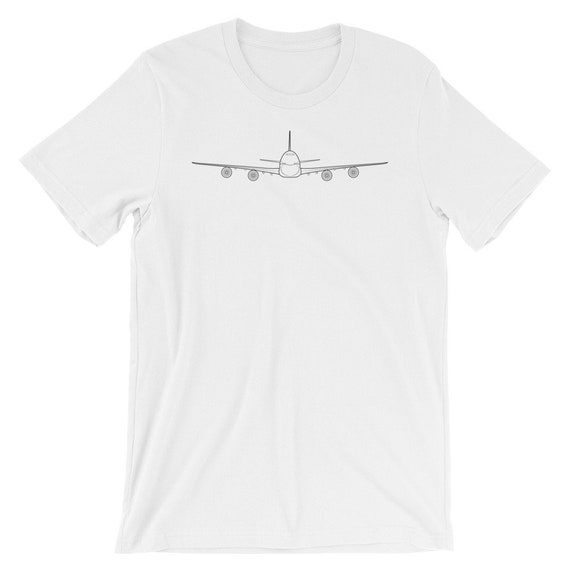 Airplane T-Shirt for Men and Women Ringspun Cotton Fabric | Etsy