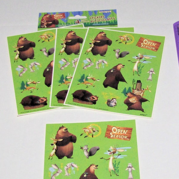 Open Season Stickers - Etsy