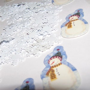 Let It Snow Confetti 029136 Winter Confetti Snowman - Etsy