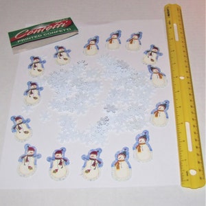 Let It Snow Confetti #029136, Winter Confetti, Snowman Confetti ...