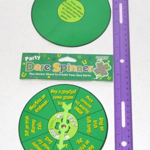 Saint Patrick's Day Dare to Spin Party Game 050366, Bar Game for St ...