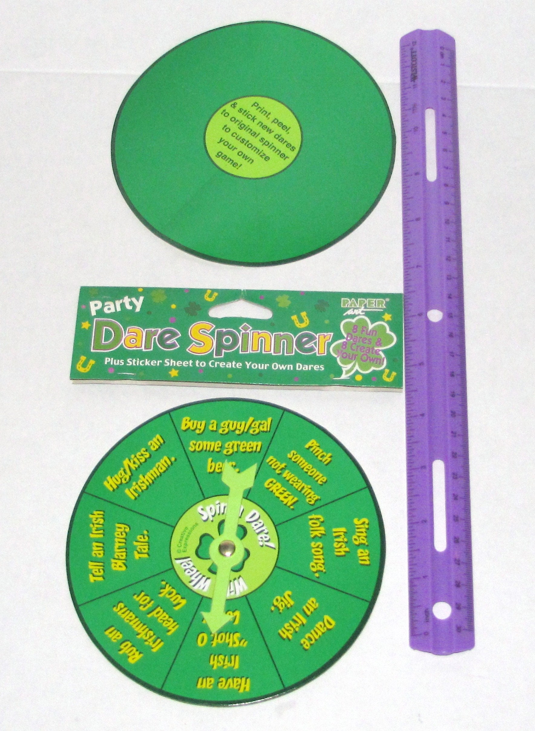 Saint Patrick's Day Dare to Spin Party Game 050366 Bar - Etsy