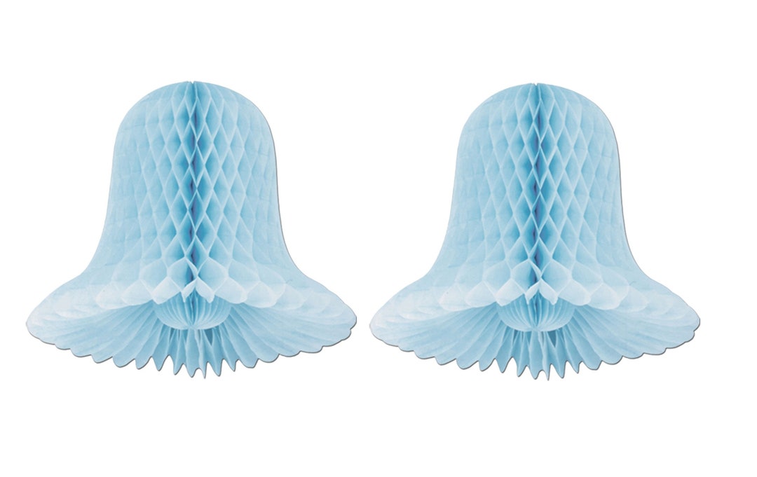 11" Tissue Honeycomb Light Blue Bells 2/pk, 11 Inch, #55011LB, Light ...