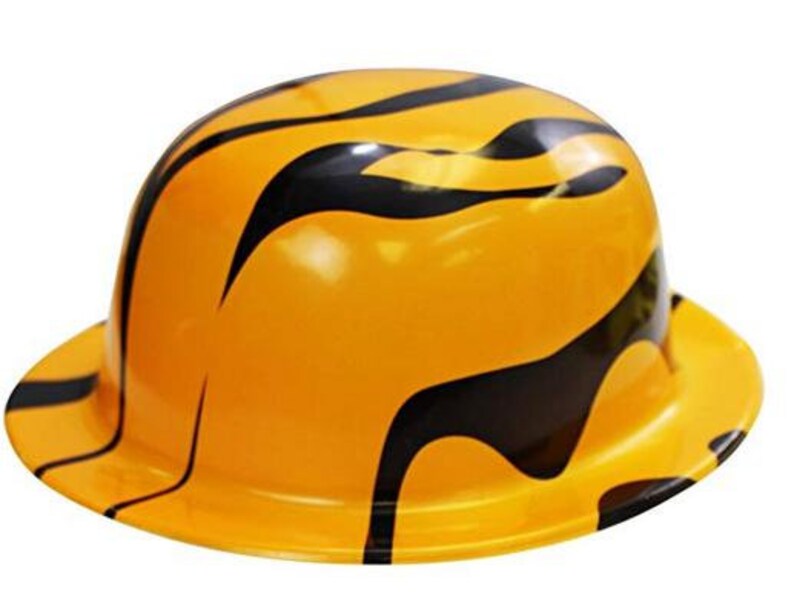 Animal Print Derby Hats 12/pk 251824 Tiger Print Hat | Etsy