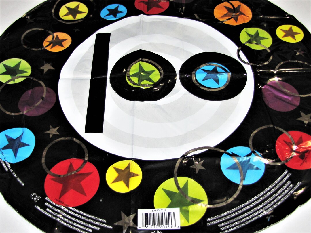 100 Foil Balloon, 18 Inch Foil Balloon 20151, 1 Piece, 100th Birthday ...