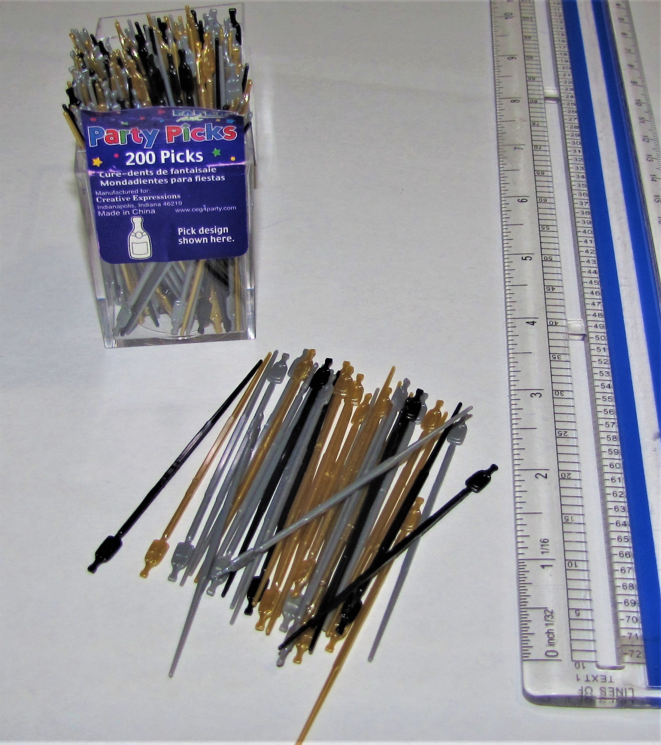 Boxed GSB Champagne Bottle Picks Hor D'oeuvres Picks - Etsy