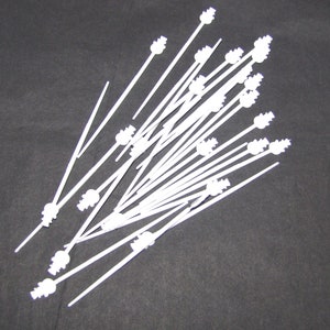 Boxed Snowmen Picks Hor D'oeuvres Picks 060218, 200/bx, White Snowman ...