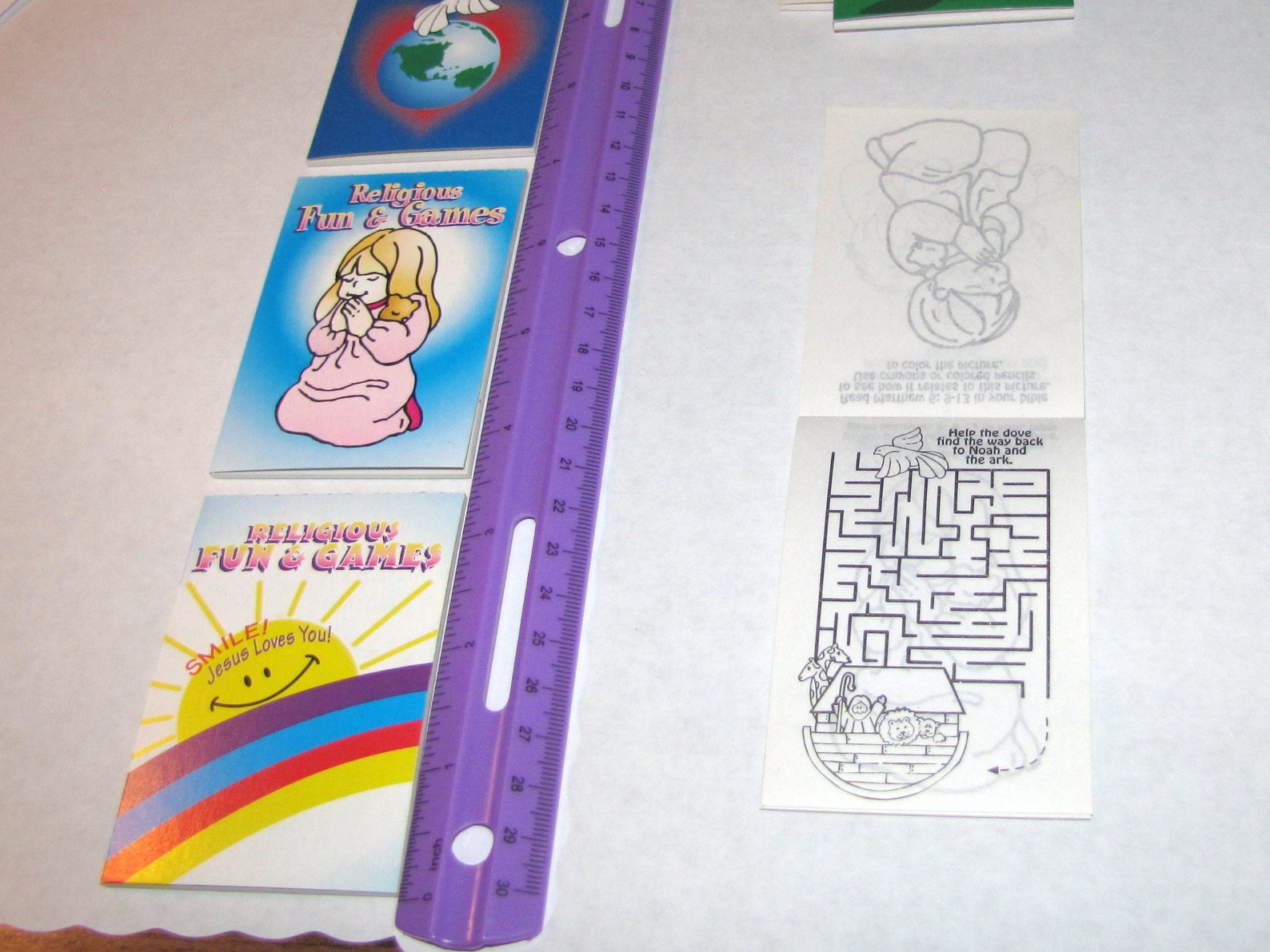 Religious Fun and Game Mini Books #rp39121, 6/pk, Religious Party ...