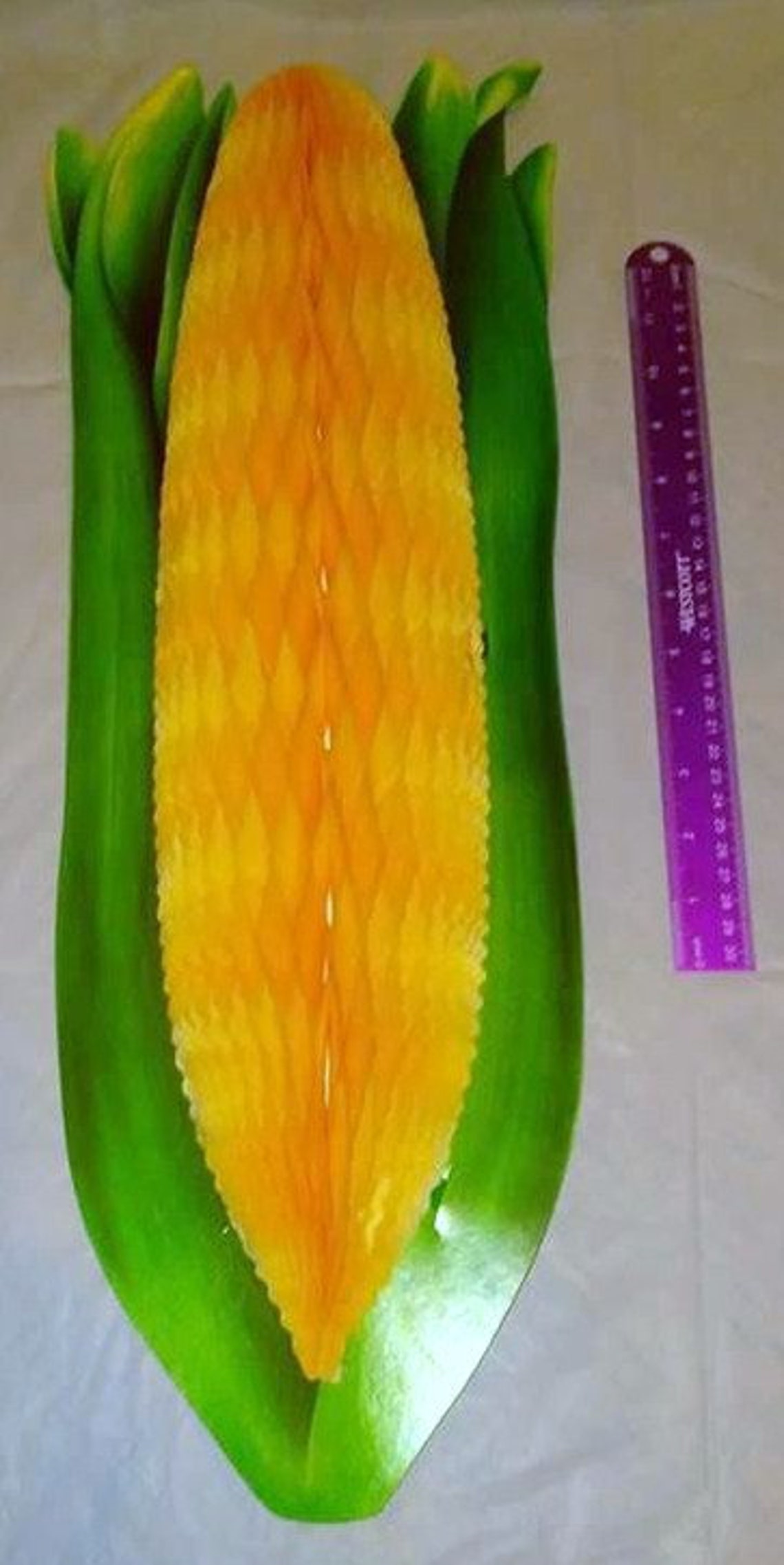 Honeycomb Tissue Art Corn Decoration 55738 24.5 Inches Tall | Etsy