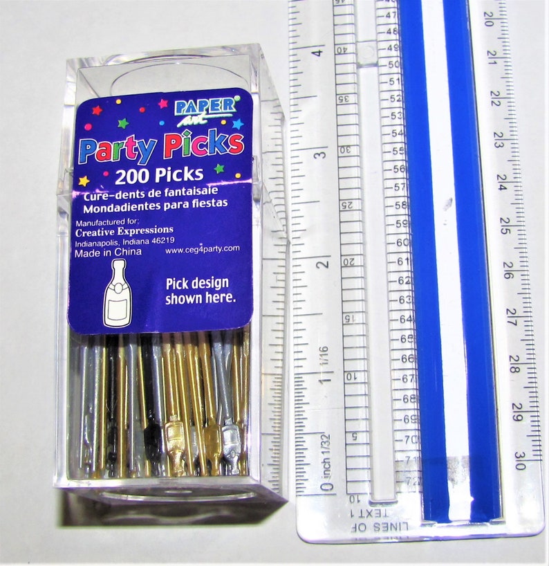 Boxed GSB Champagne Bottle Picks Hor D'oeuvres Picks - Etsy