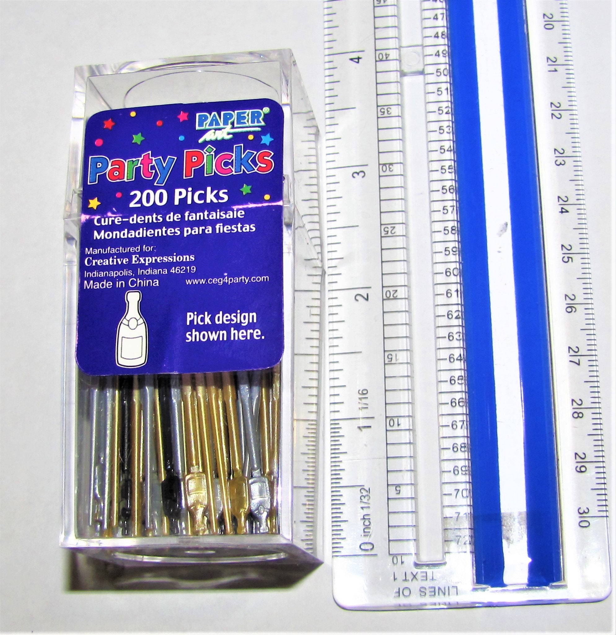 Boxed GSB Champagne Bottle Picks Hor D'oeuvres Picks - Etsy