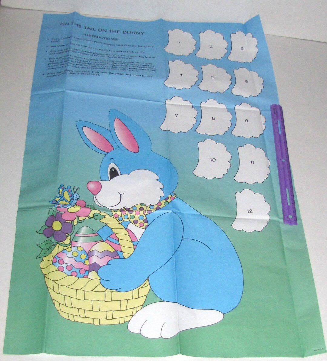 Pin the Tail on the Easter Bunny Game 121388 - Etsy