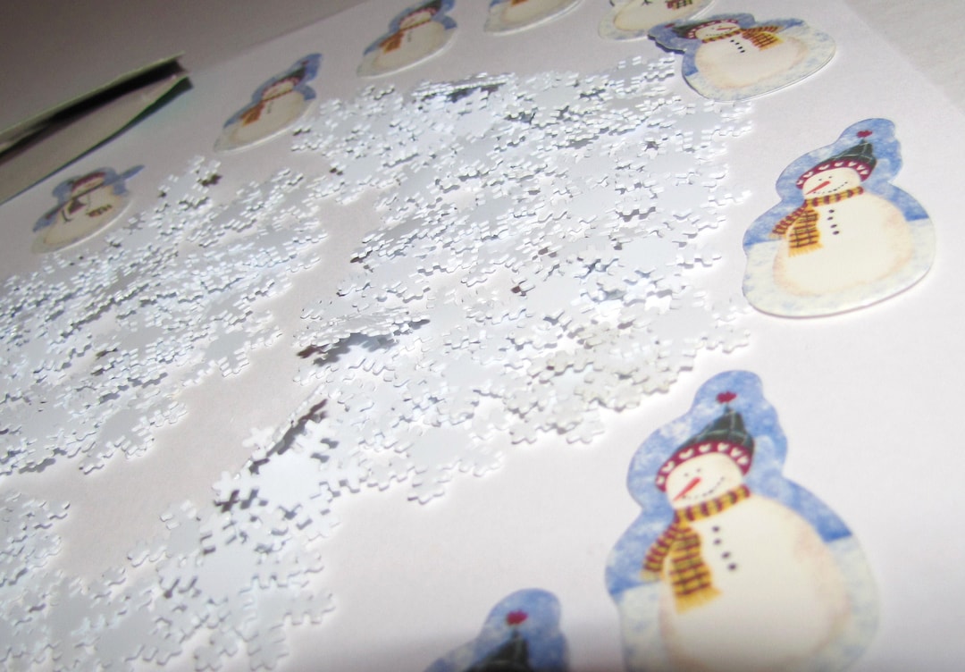 Let It Snow Confetti 029136 Winter Confetti Snowman - Etsy