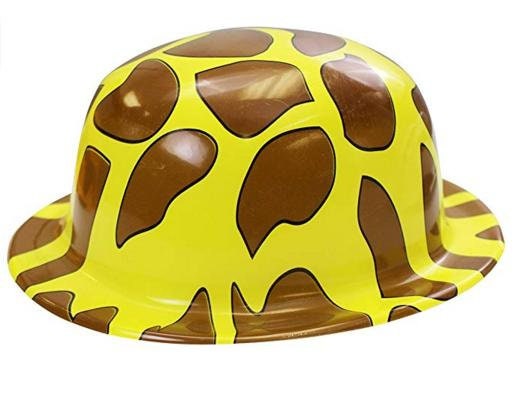 Animal Print Derby Hats 12/pk 251824 Tiger Print Hat | Etsy