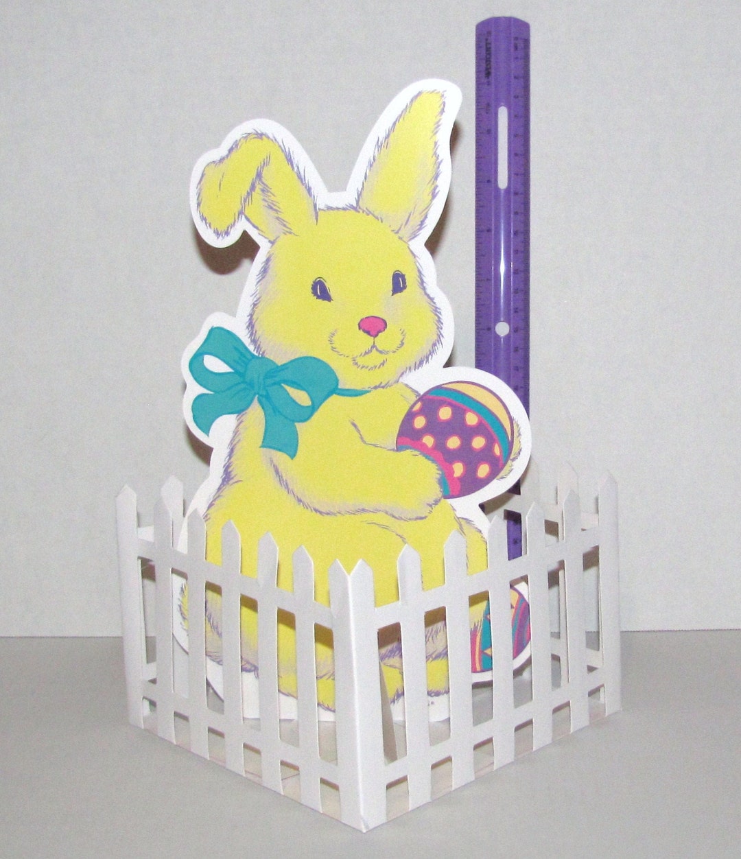 Bunny and Fence Easter Centerpiece 262095, Easter Centerpiece - Etsy