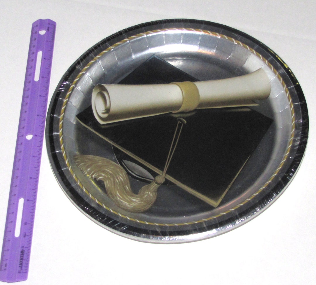 Graduation Commencement Banquet Plates 8/pk #78749, 10.25 Inch ...