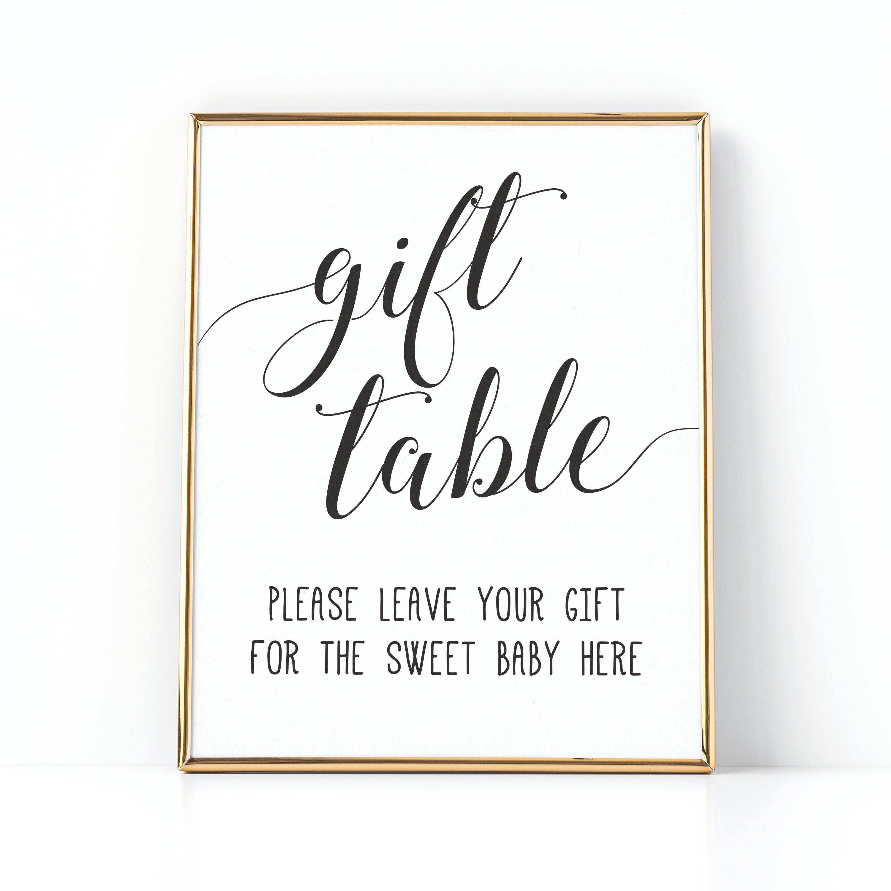 Baby Shower Gift Table Sign . Gift Table Sign - Etsy