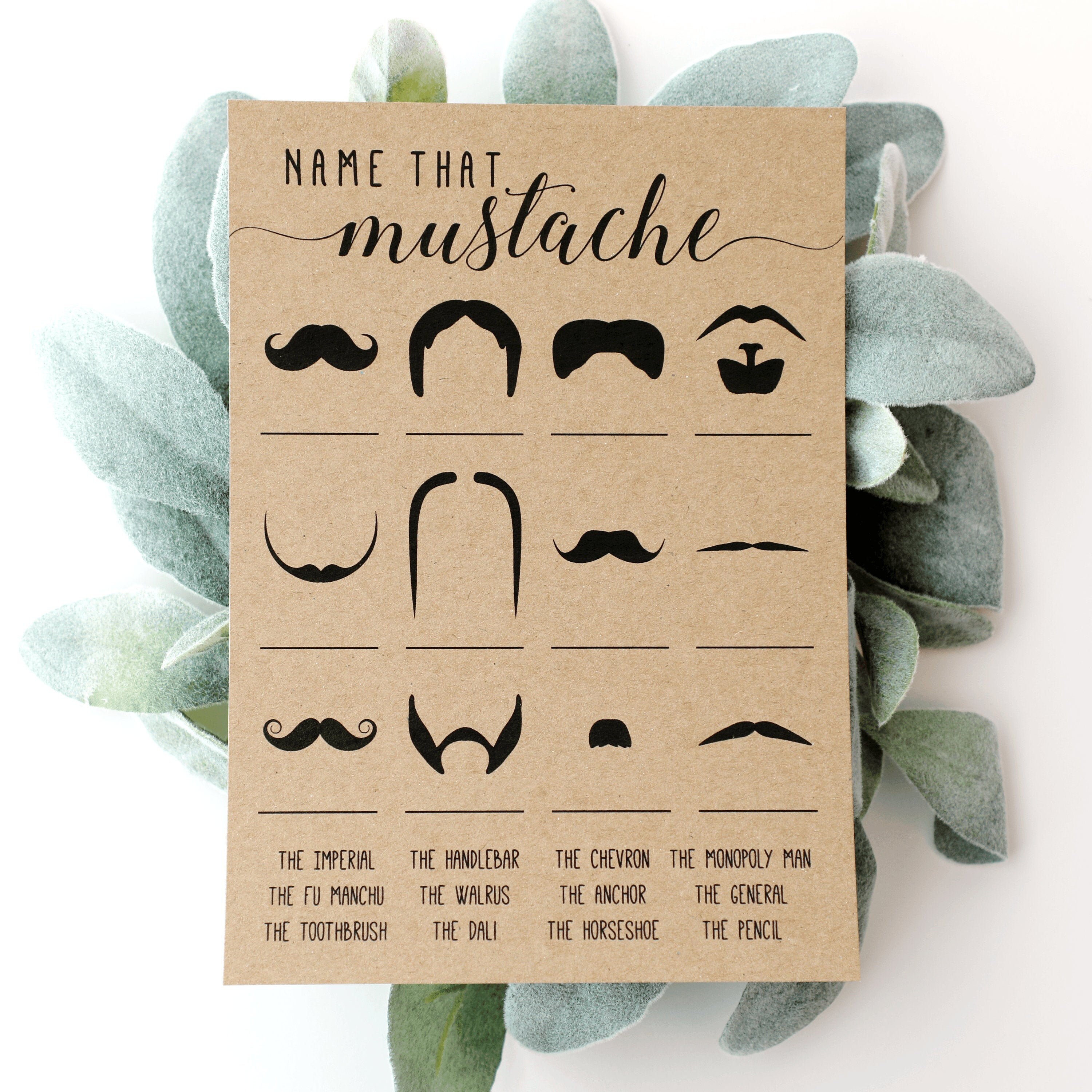 Name That Mustache Game
