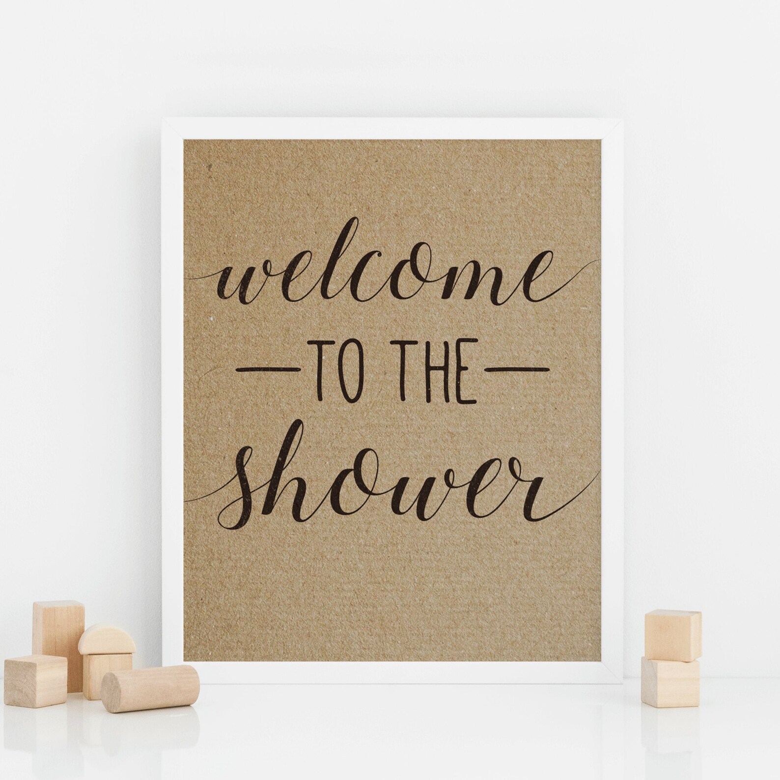 Welcome to the Shower Baby Shower Sign Baby Shower Welcome - Etsy