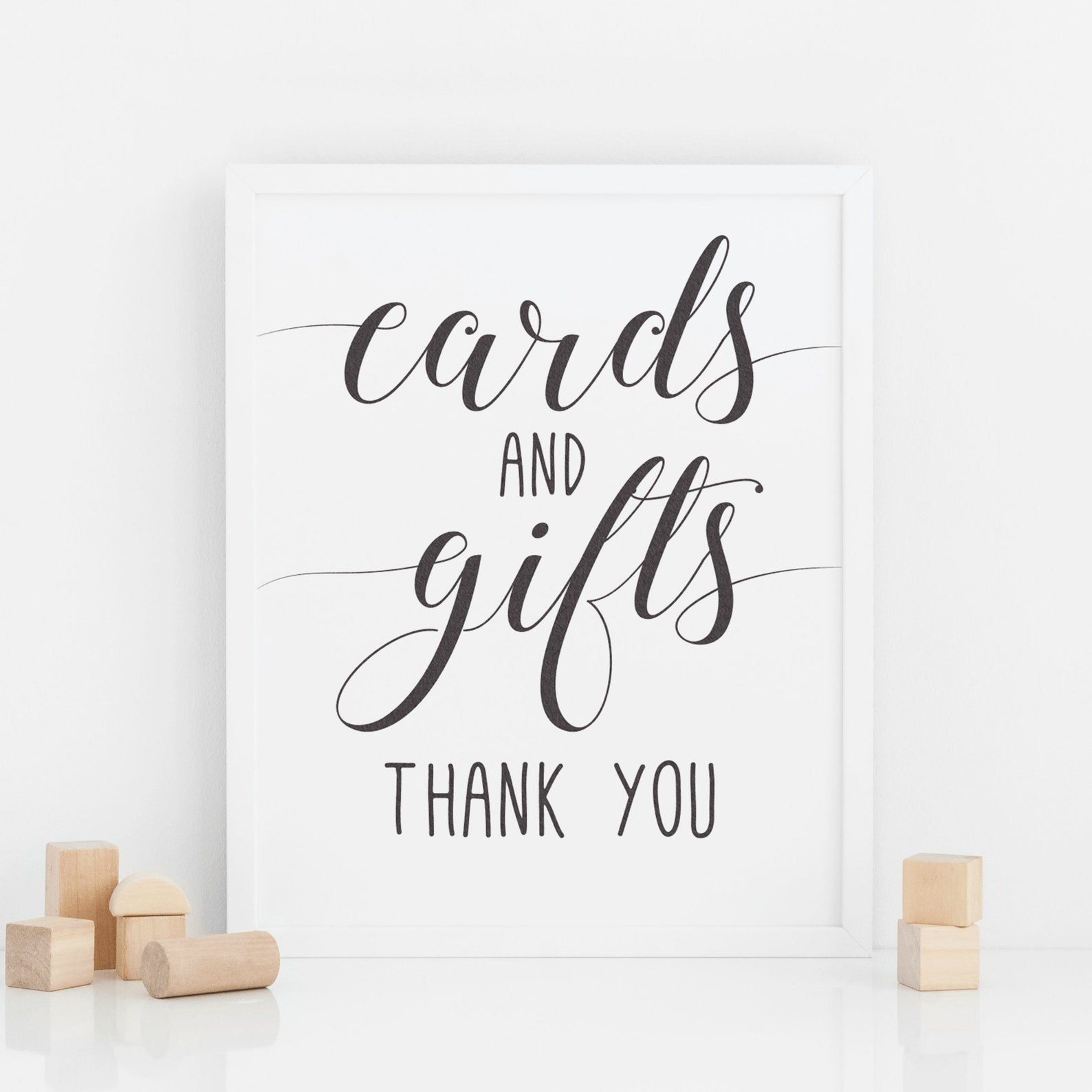 Cards and Gifts Baby Shower Sign Cards and Gifts Sign Baby | Etsy