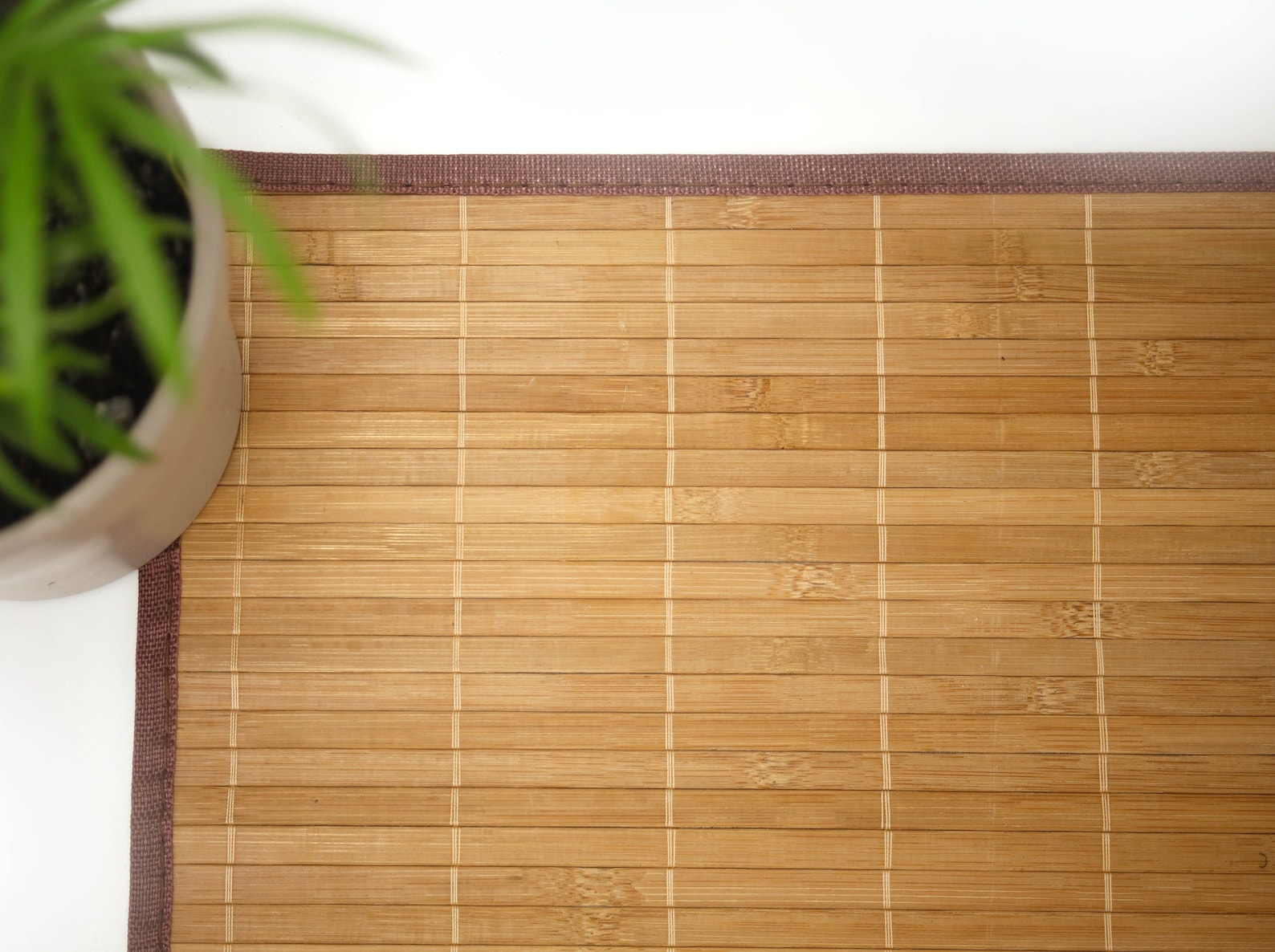 Bamboo Placemat Organic Natural Wood Non Slip Washable Etsy