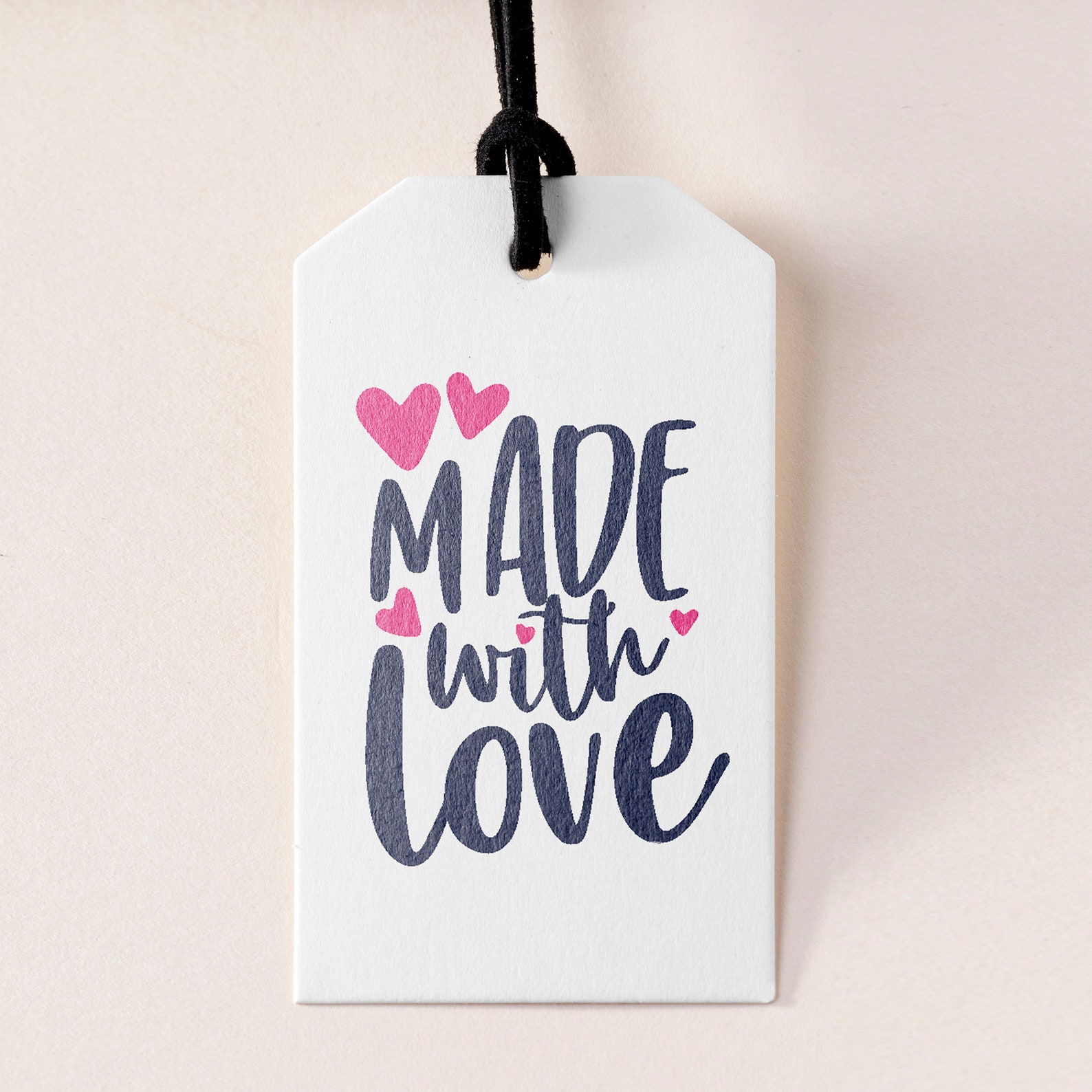 Printable Editable Template Tags, Labels Made With Love, Instant ...