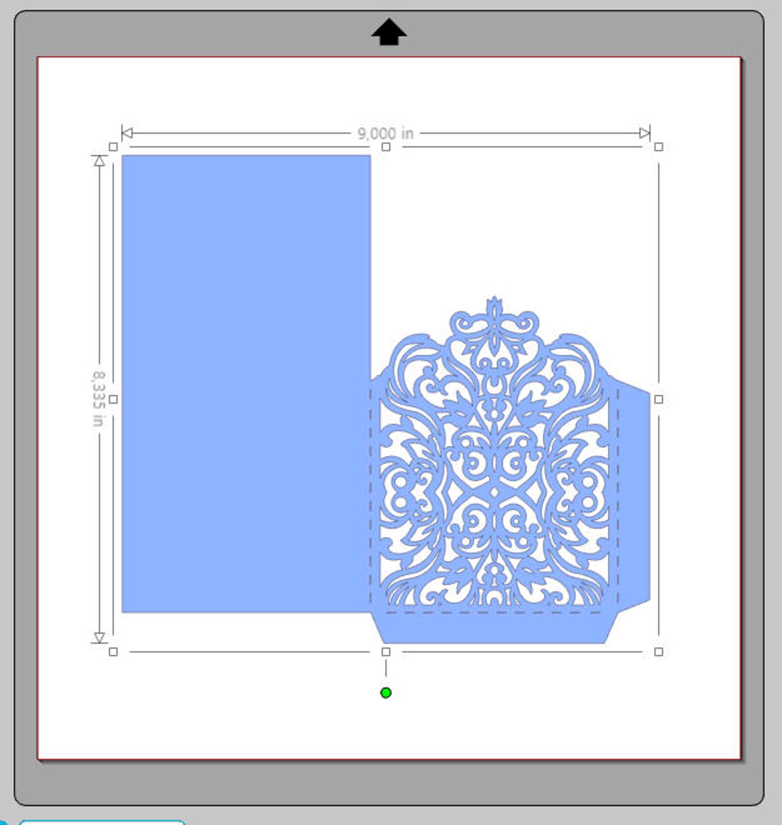 Wedding Invitation Template - SVG, DXF, Ai, CRD, Eps - Laser Paper Cut ...