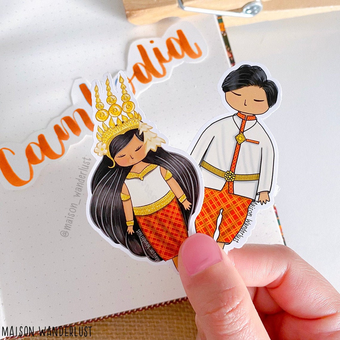 Sticker of Cambodia, Cambodian Lover - Etsy