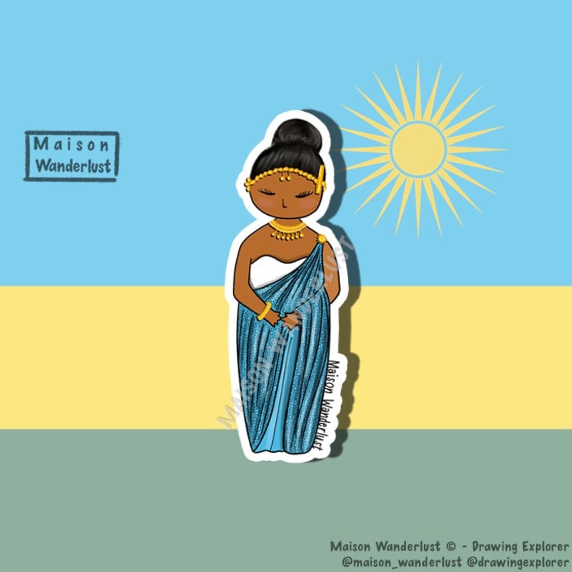 Rwandan Traditional Outfit Rwanda East Africa | Etsy Ireland